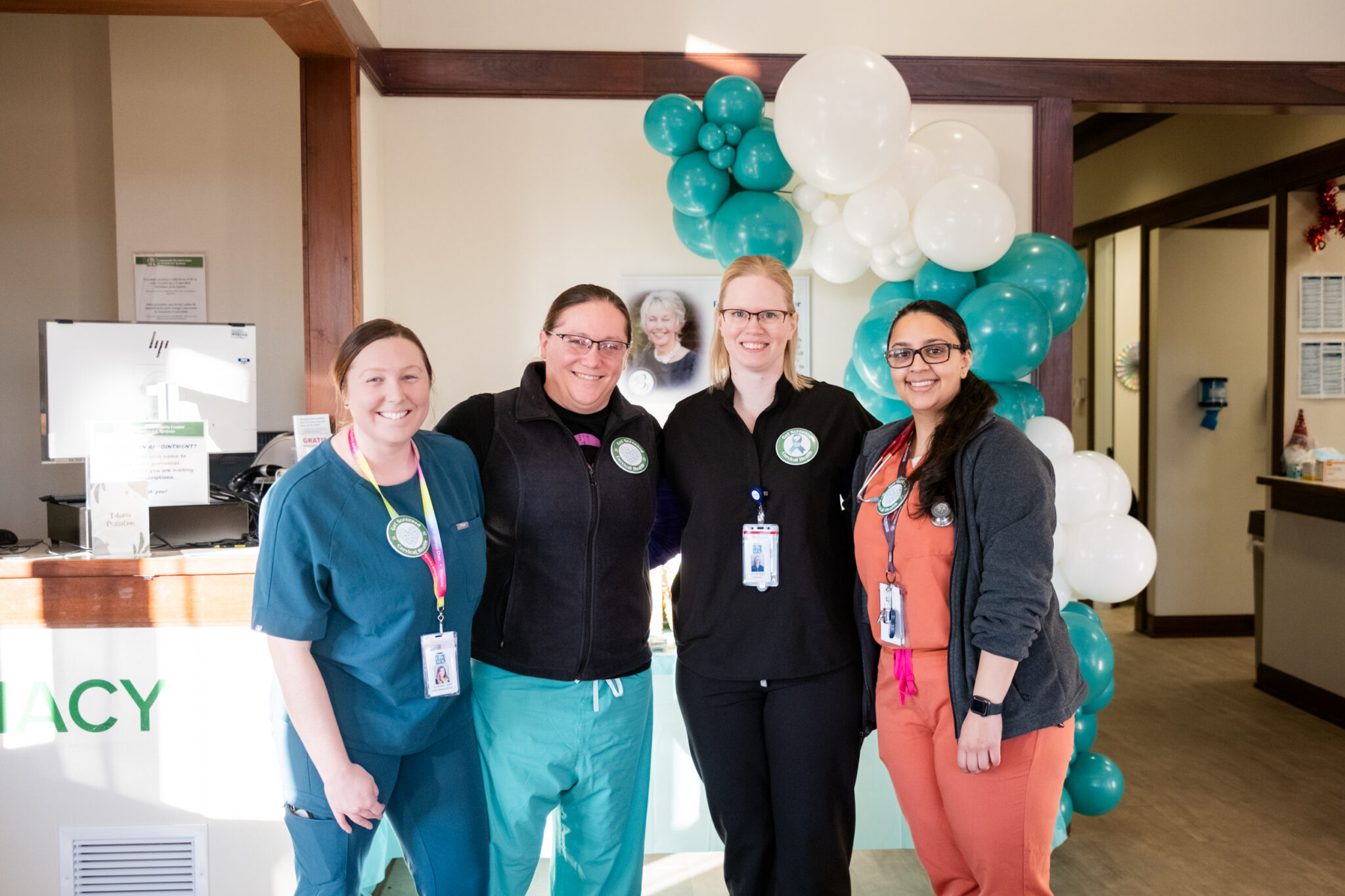 Women receive cervical cancer screening with the help of KU/CHC-SEK ...